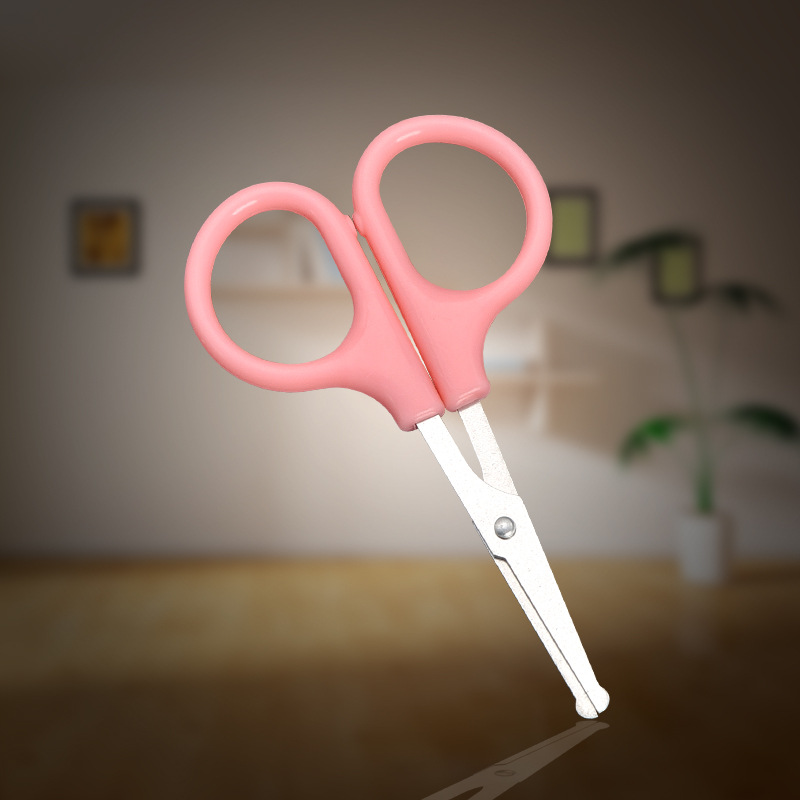 Stainless steel round head scissors