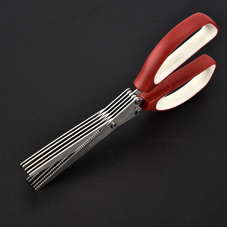 Stainless steel vegetable five-layer scissors – Scissor Manufacturers
