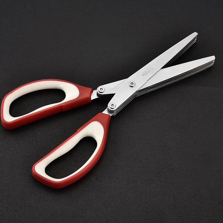 Stainless steel vegetable five-layer scissors – Scissor Manufacturers